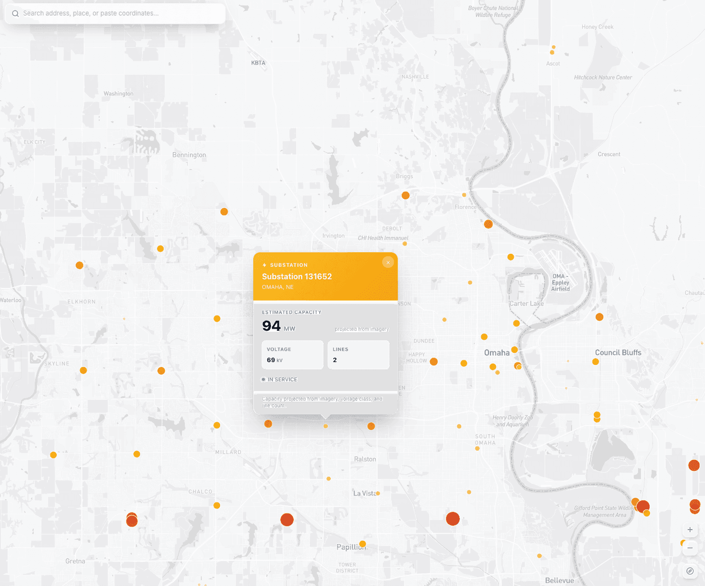 US Substation Map for Site Selection: Data Center, Solar, Crypto ...
